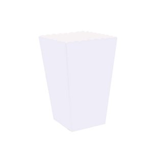 SHOWERORO 100pcs Boxes Popcorn Cartons White Boxes Popcorn Bags for Party Popcorn Bowls Paper Popcorn Bags Merch Candy Bar Containers White Popcorn Boxes Popcorn Buckets Reusable