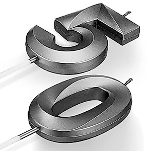 50th Birthday Candles Numbers for Cakes Candle Happy Fiftieth Birthday 3D Designed Wedding Anniversary Party Cake Topper Decorations (50, Black)