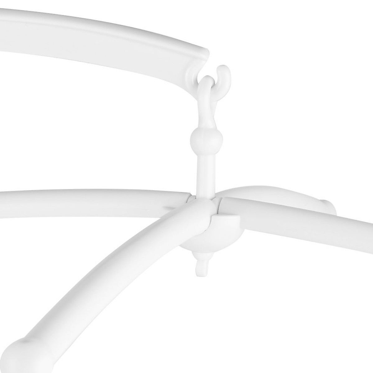 Crib Mobile Arm 26.77 Inch Baby Crib Mobile, Mobile Arm for Crib, ABS Plastic Infant Music Box Holder Arm Bracket for Bed Holder or Baby Bed Toy Decoration Holder,White