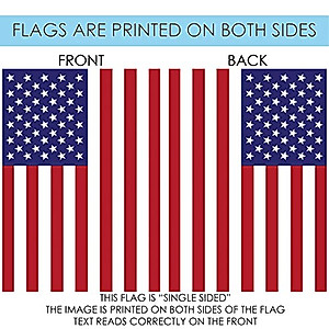 Toland Home Garden 101266 USA American Flag 28x40 Inch Double Sided American Garden Flag for Outdoor House Patriotic Flag Yard Decoration