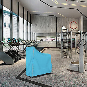 Exercise Bike Cover, Upright Indoor Cycling Protective Cover, Oxford Cloth Dustproof/Waterproof/Sun-Proof, Suitable for Indoor/Outdoor Protection (23" W x 51" L x 57" H), Blue