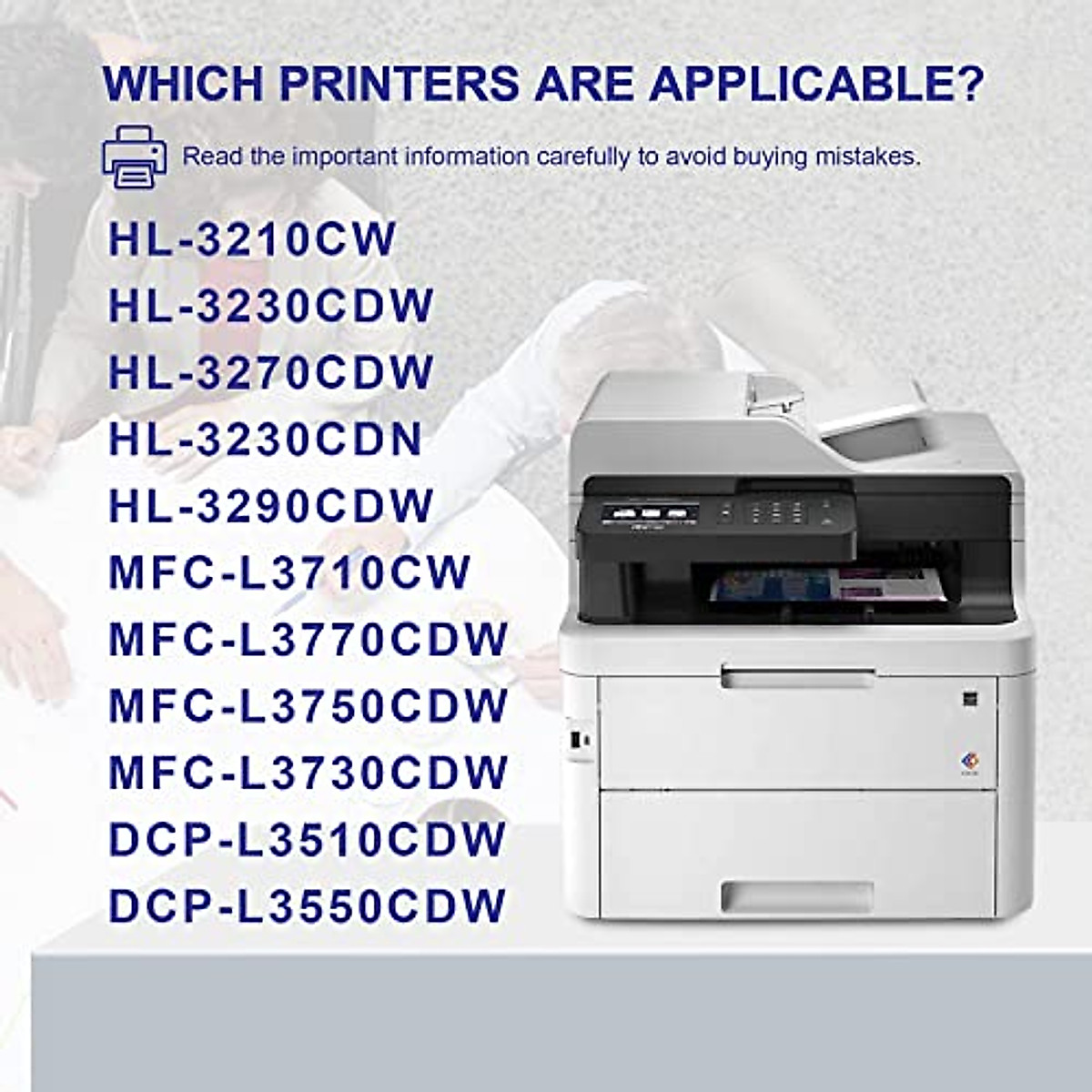 TN223 Toner Cartridges TN223C TN223M TN223Y Toner Cartridge Replacement for Brother TN-223 Toner HL-3230CDW 3270CDW MFC-L3710CW L3770CDW L3750CDW DCP-L3550CDW Series Printer (3-Pack,C/M/Y)