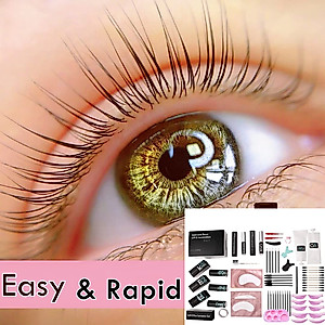 Lash Lift Kit, Strong Eyelash Lifting 3 Minutes Brow Lamination At Home, DIY Eyelash Perm Easily 10 ml Airless Pump More than 15 Applications Make Eyes Beautiful For 6 Weeks