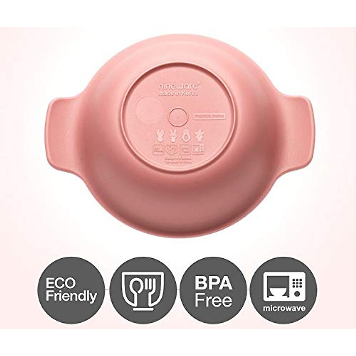 Nineware BPA-Free Cereal Bowl Set of 4 Unbreakable Lightweight for Soup, Rice, Yogurt Dishwasher & Microwave Safe