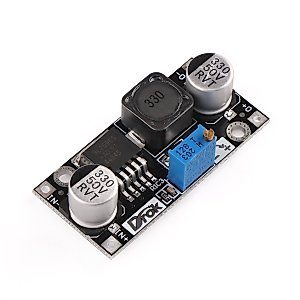 DROK DC Buck Converter Adjustable, DC Voltage Regulator Adjustable 4.5-40V to 1.25-37V (36V 24V 12V 9V 5V 3V) Variable Voltage Stabilizer Power Supply Volt Reducer Step Down Transformer
