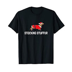 Christmas Dachshund T-Shirt_ Stocking Stuffer Holiday Gift