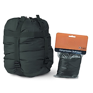 Snugpak Compression Stuff Sacks for Sleeping Bags or Clothing, Black - X Large