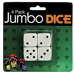 Jumbo Dice (19mm) 4 Pack Wondertrail