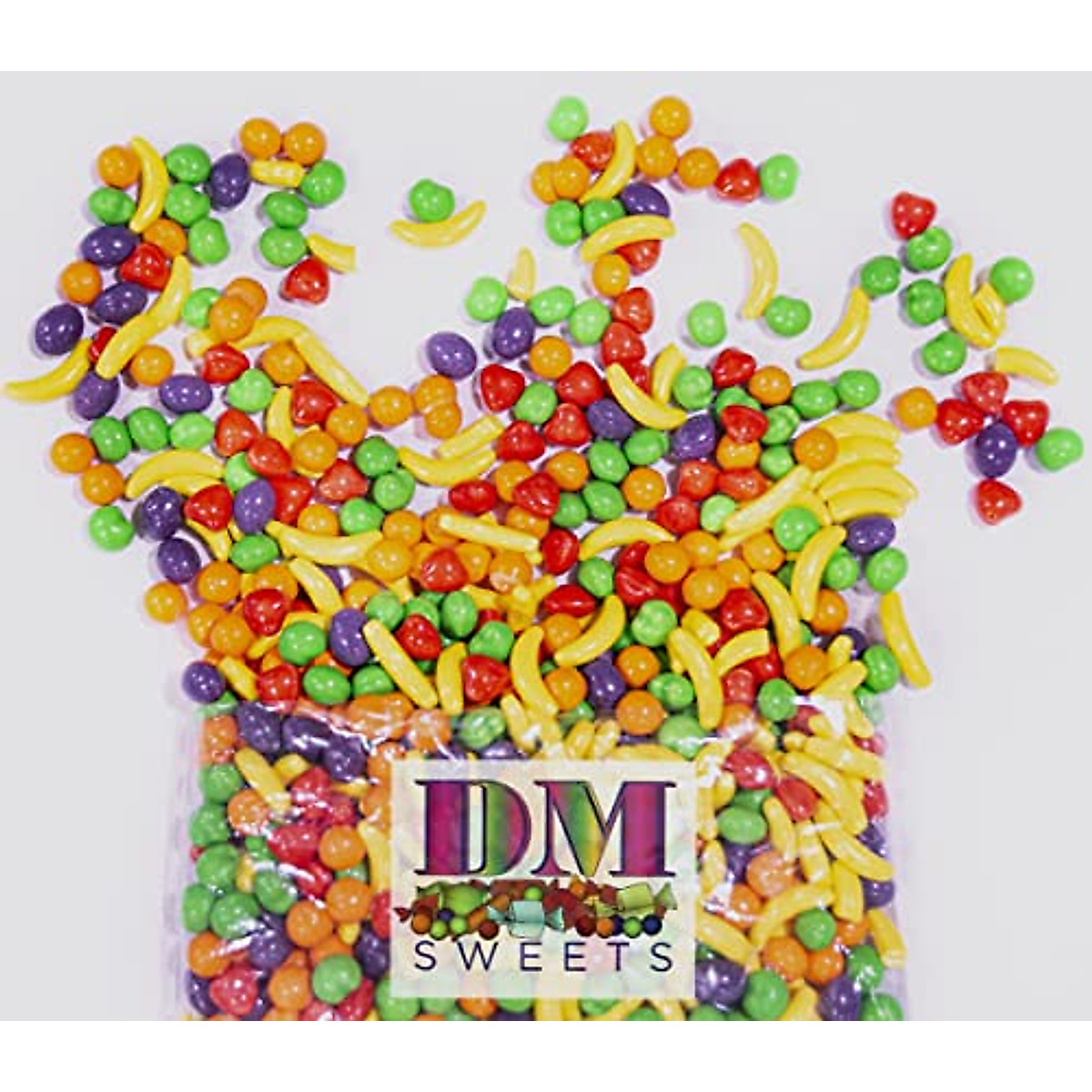 Runts - 1.5 lbs of Fresh Assorted Orange Banana Strawberry Grape Green Apple Sweet Hard Crunchy Candy