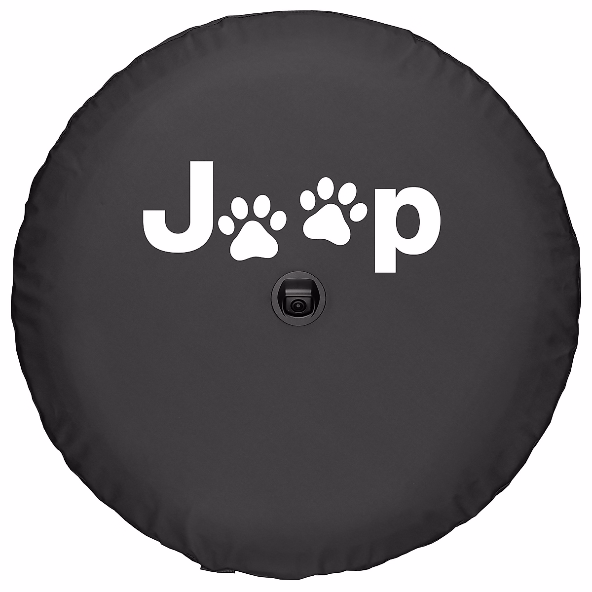 Boomerang® - 32" Soft JL Tire Cover Compatible with Jeep® Wrangler JL (with Back-up Camera) - Sport & Sahara (2018-2024) - Dog Paw Prints
