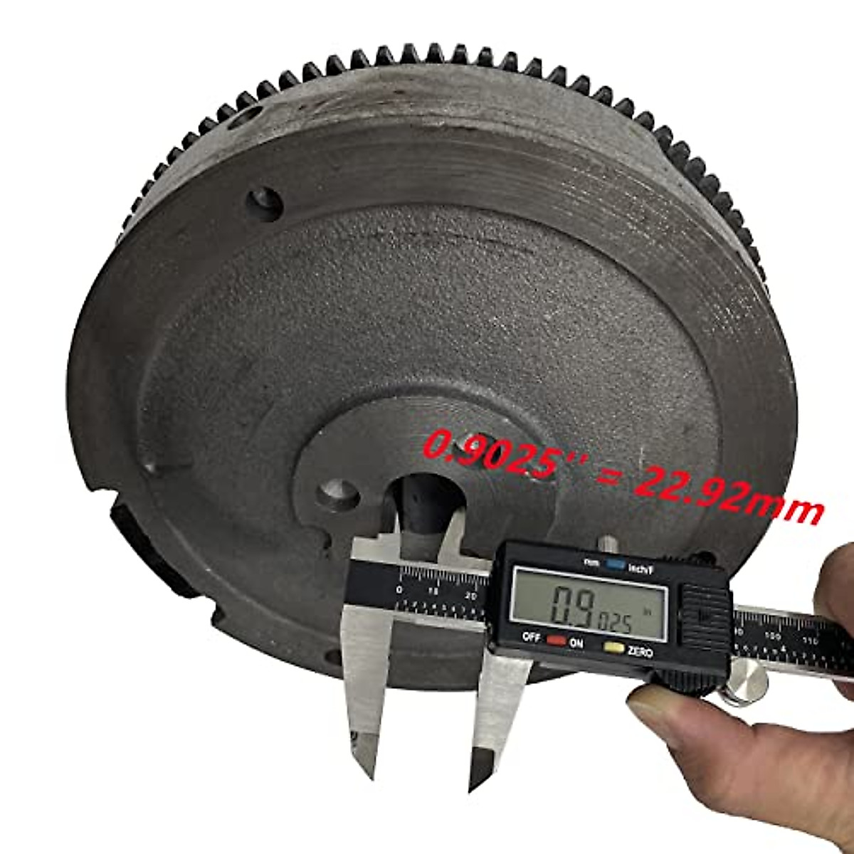 Flywheel W/ Gear For Honda GX340 GX390 11HP 13HP For Predator 420cc 13HP 8750W 9000W Electric Start Engine Generator 69736 60340 60349 For Generac GP6500E GP8000E Electric Generator