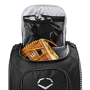 EvoShield Tone Set Wheeled Baseball Bag - Black