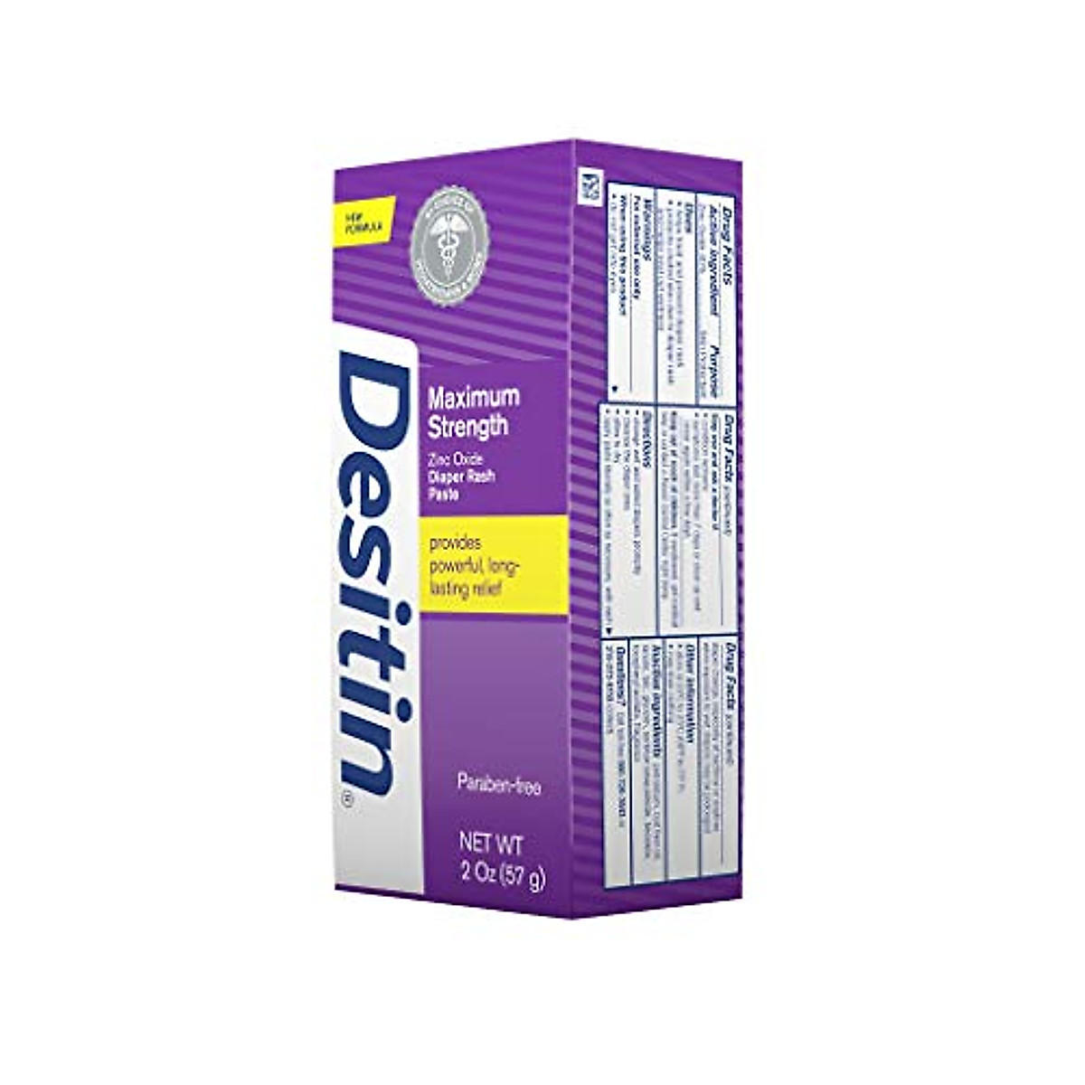 Desitin Maximum Strength Baby Diaper Rash Cream with 40% Zinc Oxide, Travel Size 2 Ounce