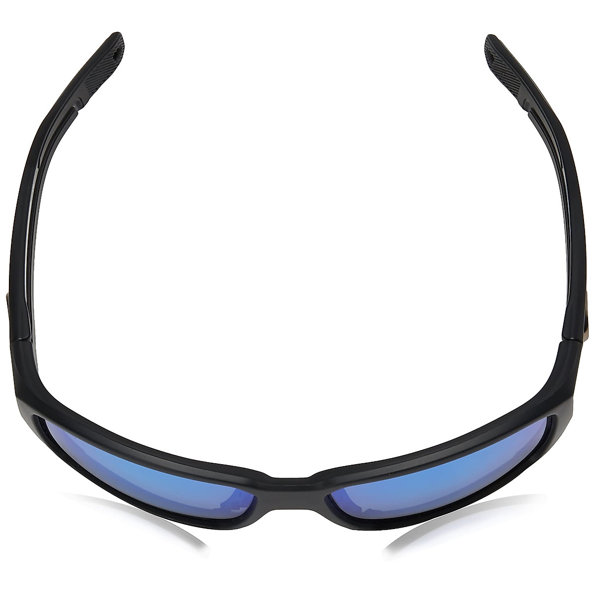 Costa Del Mar Man Sunglasses Matte Black Frame - Blue Mirror Lenses, 60MM