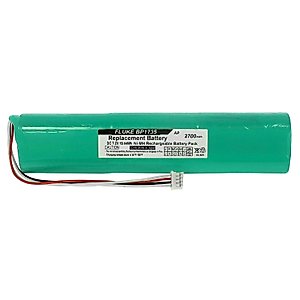Artisan Power Replacement Battery for Fluke BP1735 | NiMH Rechargeable Battery | 7.2 Volt | 2700 mAh | 8% High Capacity | Made in Japan Cells | Replace Battery Fluke BP1735 Biomedical Varta, 6 / VH2700