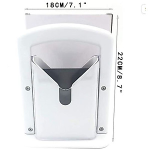 Bagel Slicer,The Original Universal Slicer with Safe Grip and Safety Shield for Bagels, Breads, Muffins, Buns, Rolls,White,