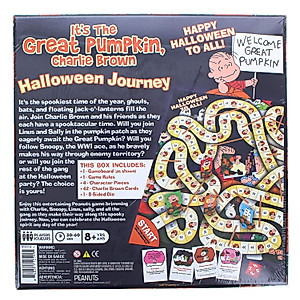 AQUARIUS Peanuts Great Pumpkin Board Game - Peanuts Themed Board Game - Fun Family Holiday Gift for Kids & Adults - Officially Licensed Peanuts Comics & Show Merchandise & Collectibles