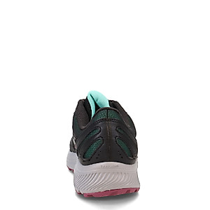 Saucony Women's Cohesion TR15 Running Shoe, Black/Dusk/Mint, 8