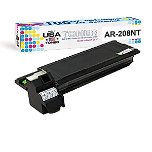 MADE IN USA TONER Compatible Replacement for use in Sharp AR 208D, AR 208S, AR-208NT (Black, 1 Cartridge)