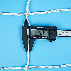 Aoneky 4 mm Heavy Duty Soccer Goal Net - 10 lbs per Netting - 24 x 8 Ft - Replacement Full Size Football Post Net - NOT Include Posts