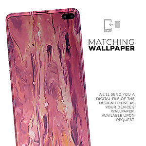 DesignSkinz Blurred Abstract Flow V48 Protective Vinyl Decal Wrap Skin Cover Compatible with The Samsung Galaxy S20 (Screen Trim & Back Glass Skin)