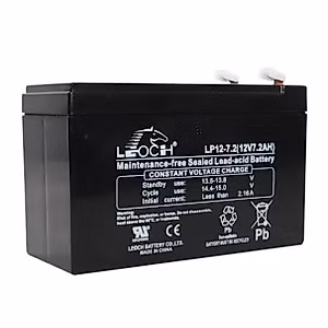 Cybex Arc Trainer replacement battery for 620A, 625A, 625AT, 626A, 626AT, 629A, 630A, 750A, 770A, 770AT, 771A, 771AT models; LP12-7.2