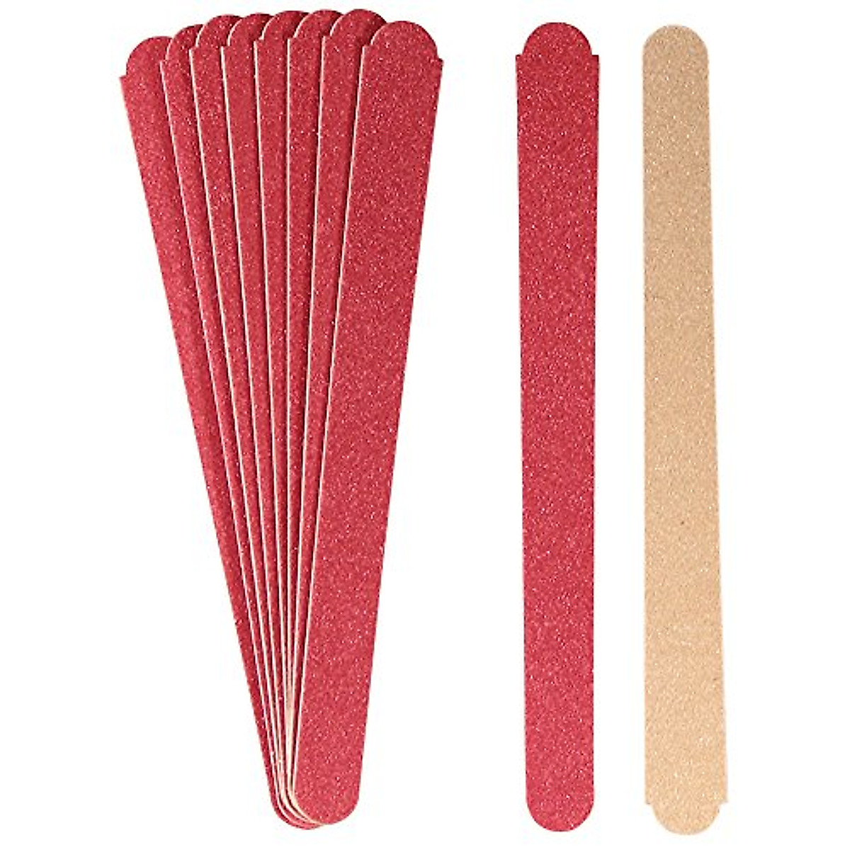 TITANIA Sand Nail Files, Approx. 12 cm, 10 Cards, Wood Quality, Pack of 1 (1 x 19 g)