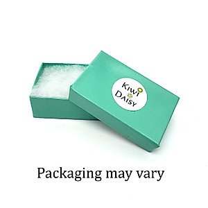 Kiwi Daisy Arrow .925 Sterling Silver Very Tiny Stud Earrings (Hypoallergenic)