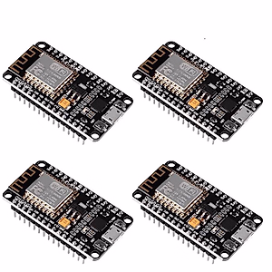 ACEIRMC 4pcs ESP8266 NodeMCU LUA CP2102 ESP-12E Internet WiFi Development Board Open Source Serial Wireless Module Internet for Arduino IDE Micropython