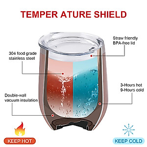 GINGPROUS You're Awesome Keep That Up Birthday Gifts Wine Tumbler for Women, 12 Oz Insulated Wine Tumbler with Saying, Inspirational Funny Gift Idea for Best Friends Girlfriend Coworker, Mint…