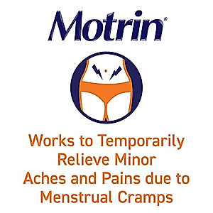 Motrin IB-Ibuprofen Pain Reliever Tablets 200 mg - 100 Coated Caplets (Pack of 3)