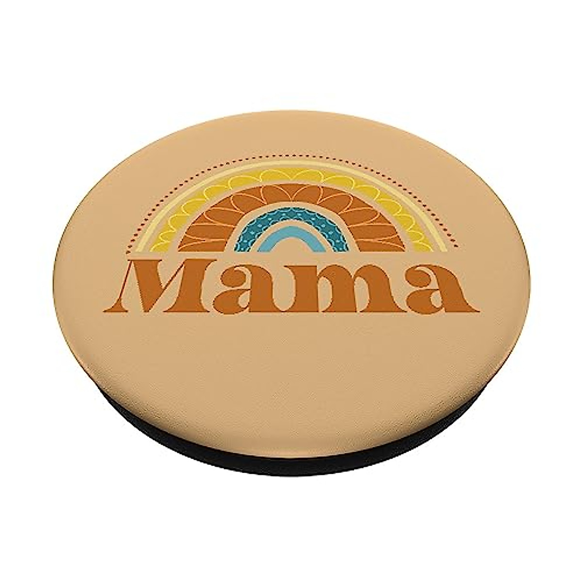 Boho Rainbow Mama Bohemian Aesthetic Matching Family Mom PopSockets Swappable PopGrip