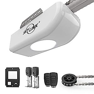 SKYLINK ATR-1722C 3/4 HPF Garage Door Opener with Extremely Quiet DC Motor, White