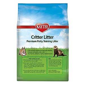 Kaytee Premium Potty Training Critter Litter for Pet Ferrets, Rabbits & Other Small Animals, 8 lb