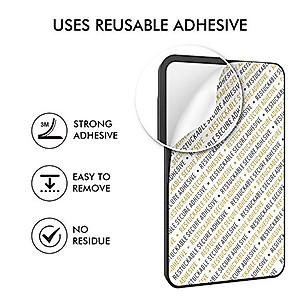 AHASTYLE Phone Credit Card Holder Stick On, Slim Phone Wallet Strong Adhesive Silicone Card Pouch Sleeve Compatible with iPhone/Android/Samsung Galaxy(Black)