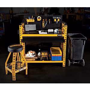 DEWALT 2-Shelf Industrial 4- Carbon Steel Foot Storage Rack Work Station Kit (DXST3000WB)
