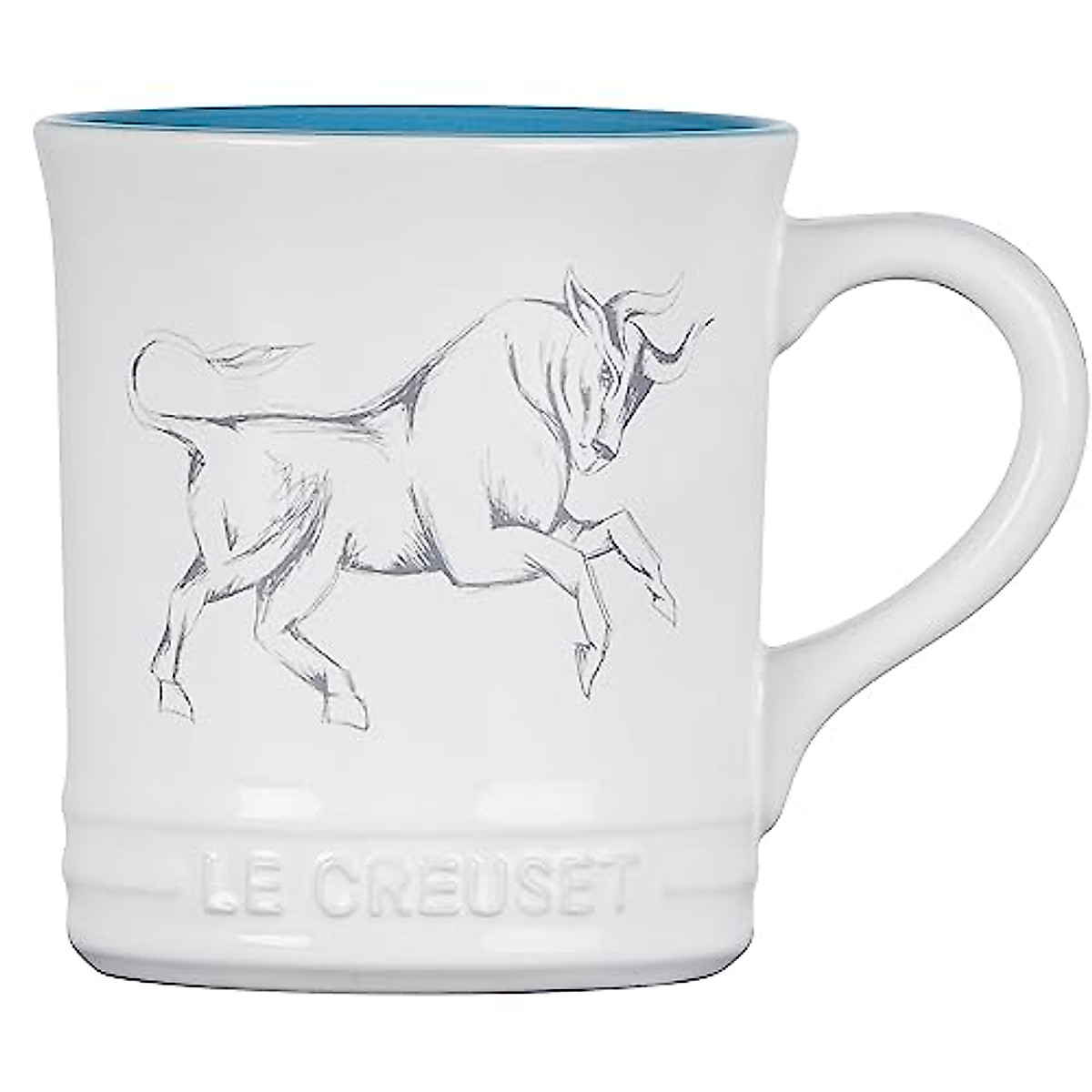 Le Creuset Stoneware Zodiac Coffee Mug, 14 oz., Taurus