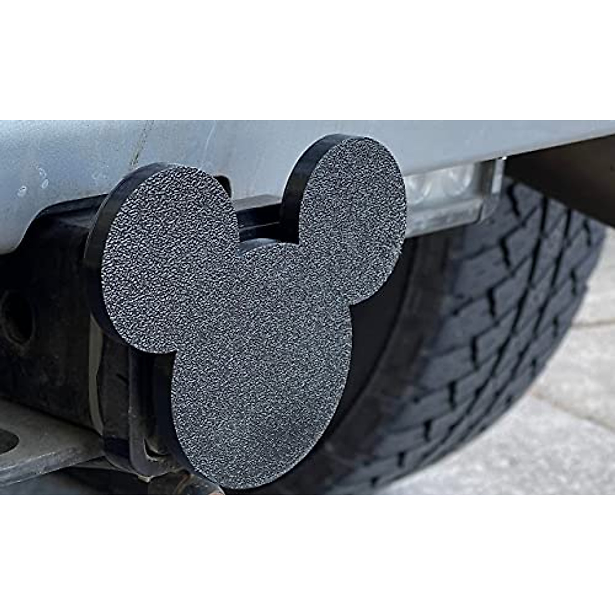 Mickey Mouse Cookie Solid Black Hitch Cover