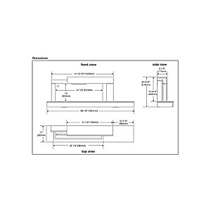 Napoleon Stylus 60 inch Wall Mount Electric Fireplace - White, NEFP32-5019W