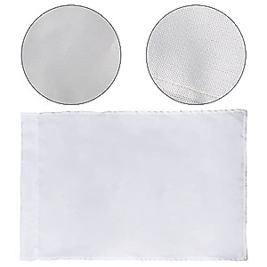 BULLETSHAKER Blank Garden Flag for Vinyl - Sublimation Flags Blank Polyester 3-Layer Weave Strands - DIY Plain Garden Flag 10Pcs 12 x 18 inches (30x45CM)