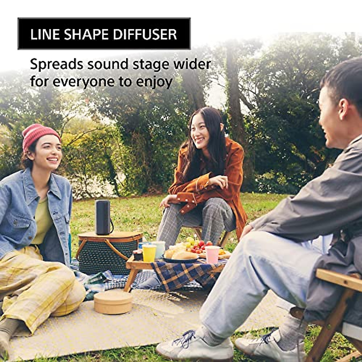 Sony SRS-XE200 X-Series Wireless Ultra Portable-Bluetooth-Speaker, IP67 Waterproof, Dustproof and Shockproof with 16 Hour Battery and Easy to Carry Strap, Black- New (Renewed)