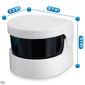 Sonic Cordless Denture Cleaner for Jewellery Ring, Necklace, Coins & Dentures - Portable Battery Vibrating Machine for Professional or Personal Use