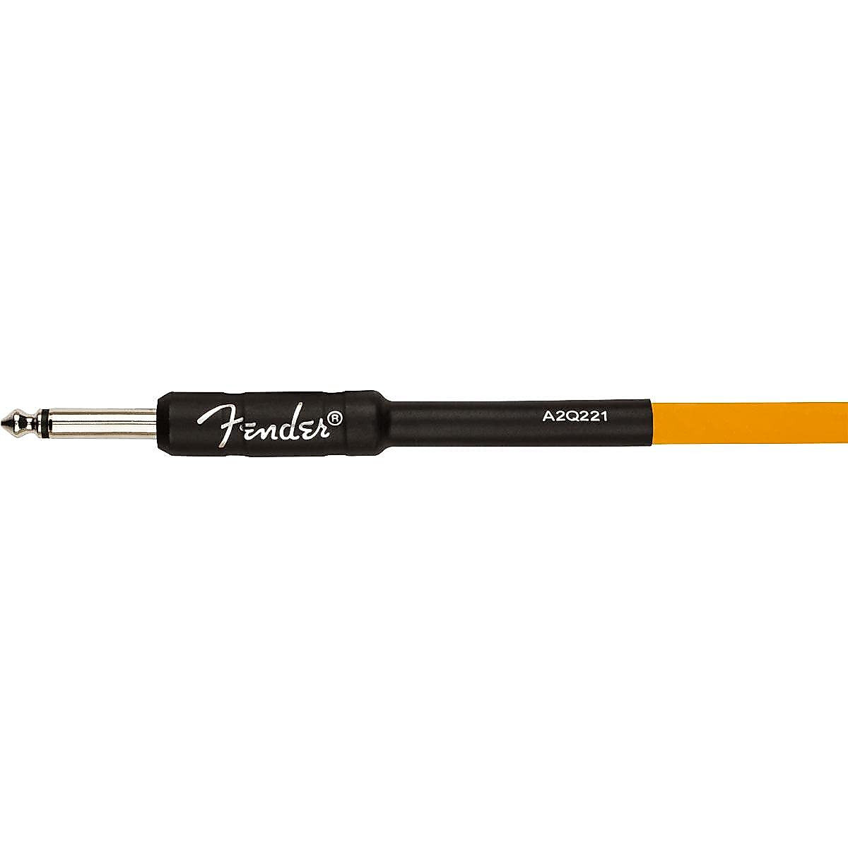 Fender 0990810113 Professional Series Glow in the Dark Orange Instrument Cable - 10 Feet