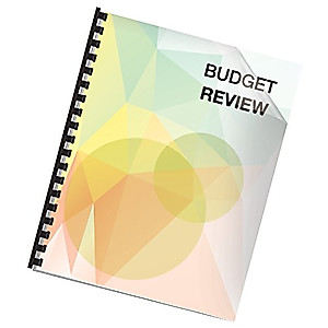 Fellowes Futura Premium Heavyweight Presentation Covers, Letter, Frosted, 25 Pack (5224301)