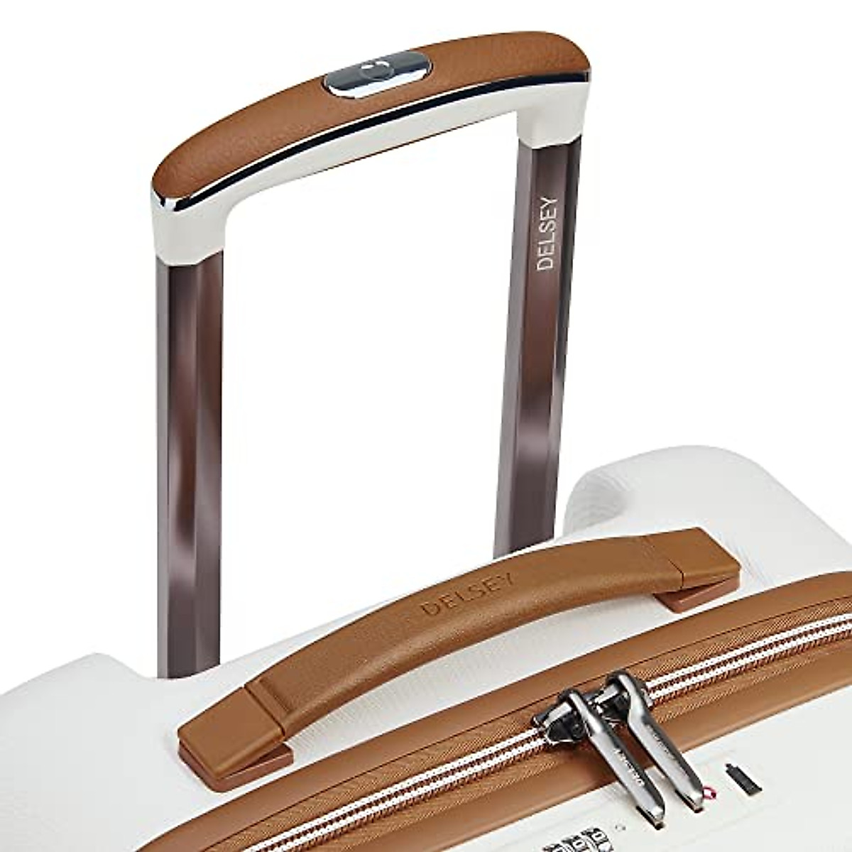 DELSEY PARIS Chatelet Air 2.0 Hardside Luggage with Spinner Wheels, Angora, 2 Piece Set, (20/28)