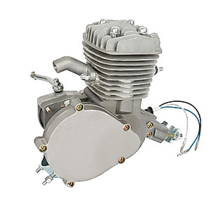 PEXMOR 50cc Bicycle Engine Bike Motor Kit, 2 Stroke Gas Motorized Bike Conversion Kit, Gasoline Petrol Bicycle Motor Refit Full Set for 26-28" Bikes with V-Frame,Super Fuel-efficient