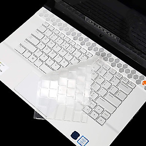 Keyboard Cover for Dell Alienware m15 R2 R3 R4 15.6 Gaming Laptop, Dell G7 17-7700 Gaming Laptop Accessories Keyboard Cover (Not Fit m15 R5 R6)- TPU