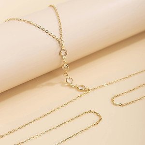 Crystal Body Chain, Layer Body Chain Waist Chain, Bikini Body Jewelry for Women (BC25)