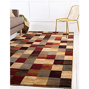 Unique Loom Barista Collection Area Rug - Gava (2' 2" x 3' 1" Rectangle, Multi/ Brown)