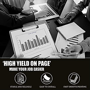 MSOTFUN TN-720 TN720 Toner Cartridge Black, Replacement for Brother TN-720 Toner for HL-5440D 5450DN DCP-8110DN 8510DN MFC-8710DW 8950DW/DWT Ink Printer, 1 Pack